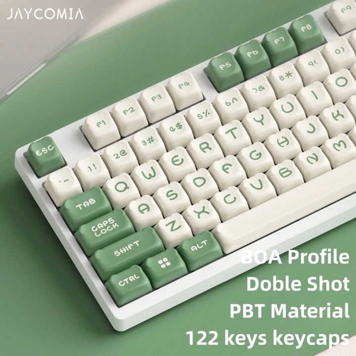 PBT Keycaps JCM BOA Profile Double Shot 122 Keys Big Set Key Caps For ...