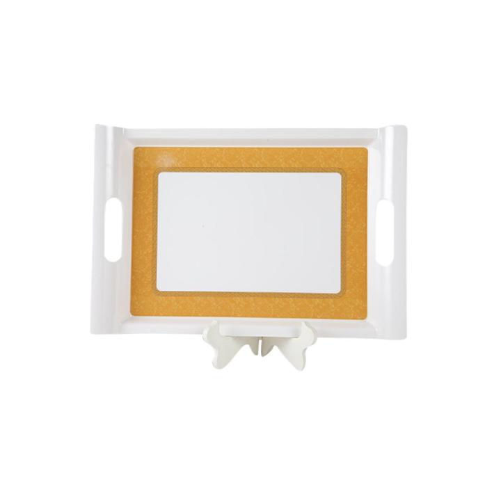 RFL Italiano Melamine 12.6" Rtg Handle Tray Marigold 859505 | Daraz.com.bd
