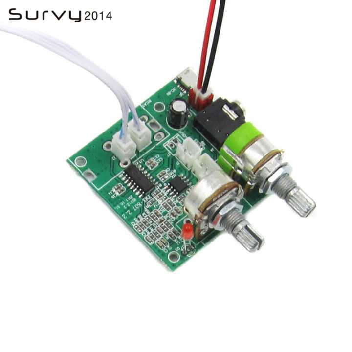 DC 5V 20W 2.1 Dual Channel Class D Audio Amplifier 3D Surround Stereo Digital Power Amplifier ...