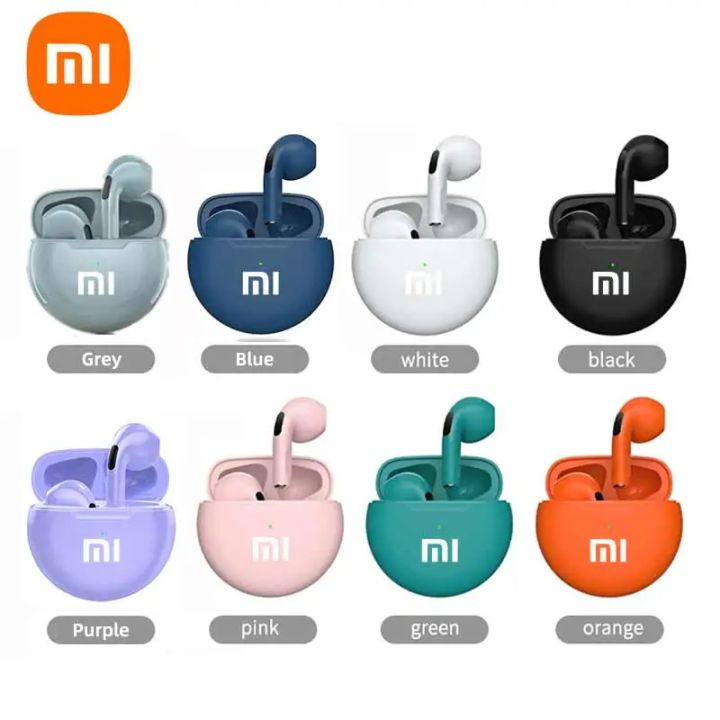 Original XIAOMI Air Pro 6 Earphone TWS 9D HIFI Headset Bluetooth Music ...