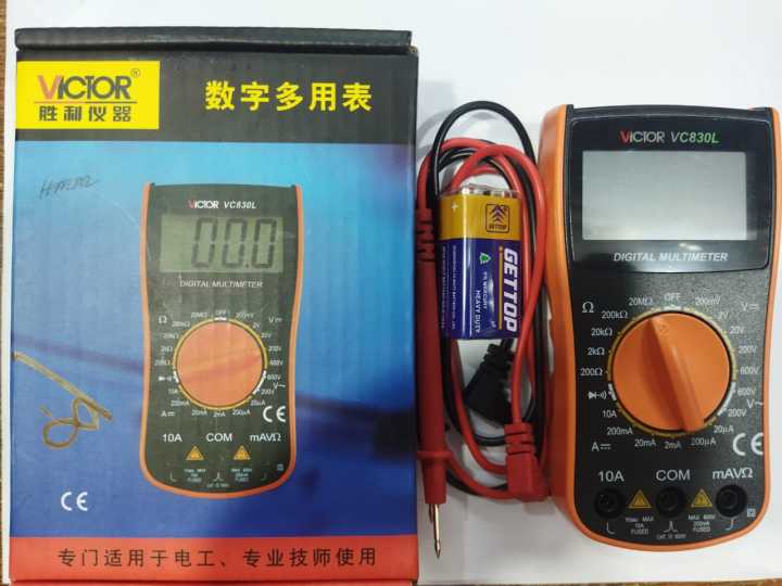 Victor 830L VC830L Universal Digital Multimeter VC-380L Use of ...