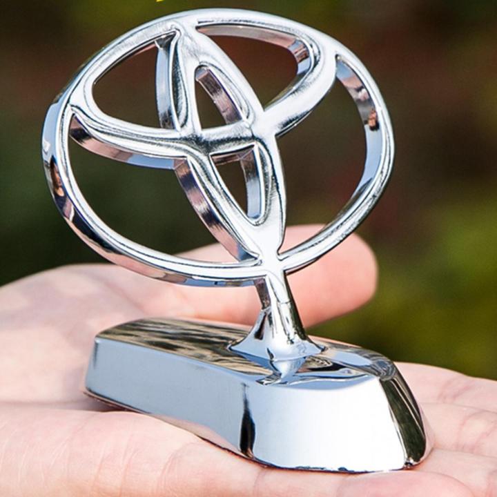 Toyota Logo Car Front Hood Bonnet Emblem Badge Metal | Daraz.com.bd