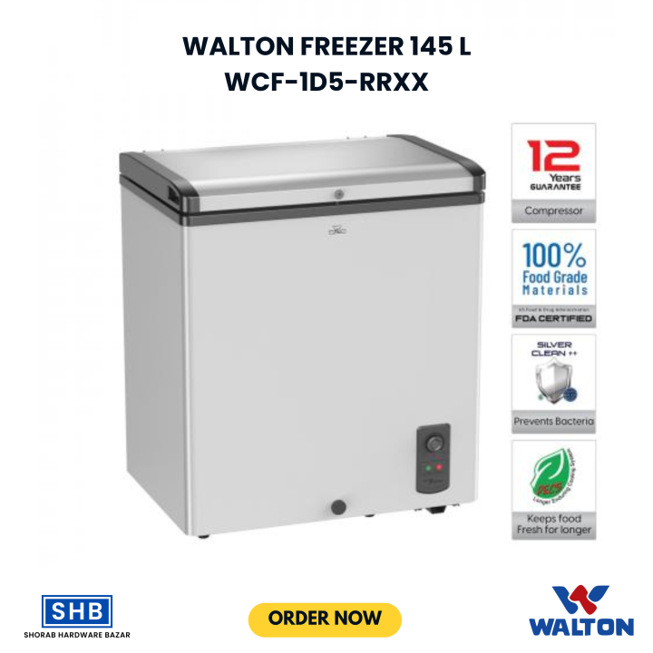 WALTON FREEZER WCF-1D5-RRXX 145L | Daraz.com.bd
