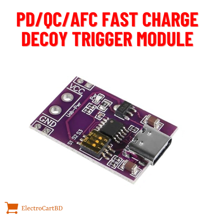 Type-C QC AFC PD2.0 PD3.0 To DC Spoof Scam Fast Charge Trigger Polling Detector USB-PD Notebook ...
