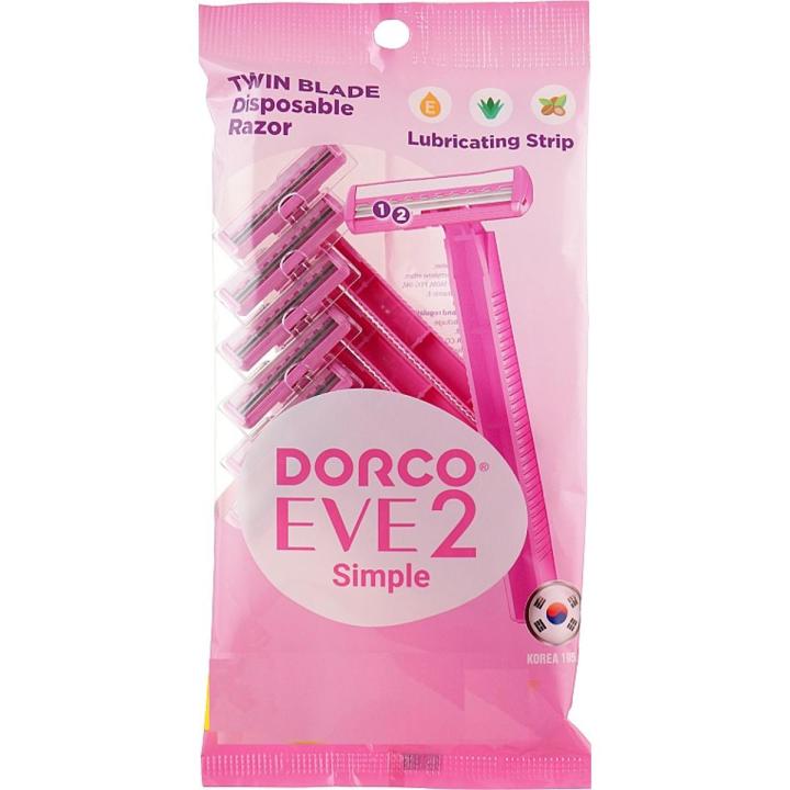 Dorco Eve 2 Disposable Twin Blade Razor 5pc Pack | Daraz.com.bd