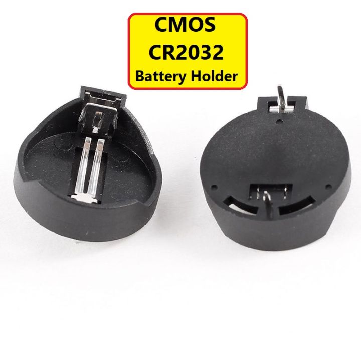5Pcs CMOS CR2032 PCB Mount Battery Holder Button Coin Cell Batteries ...