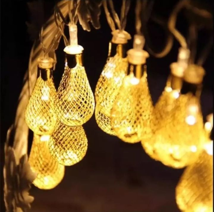 Metal Led Bulbs 20 pic Golden Drip Lights Led Strings Metal Led / warm ...
