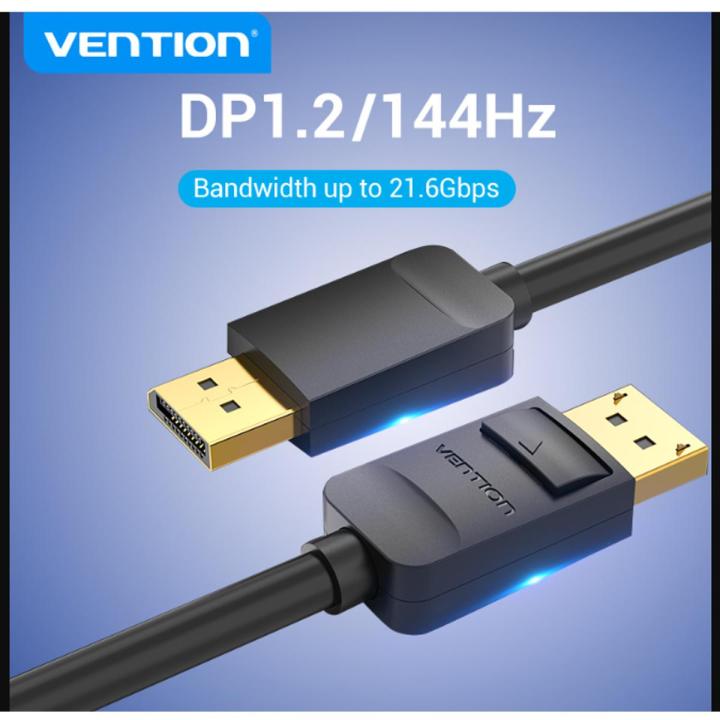 VENTION HAC DisplayPort Cable, DP to DP Cable, 4K 60Hz Supported, 3D ...