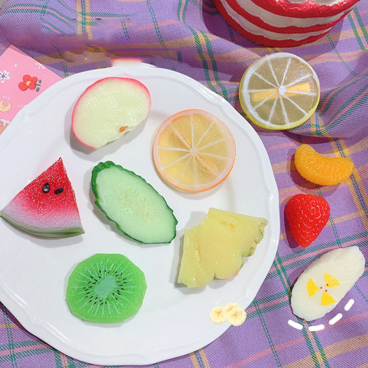3D Simulation Hair Clips Fruit Strawberry Lemon Hairpin Food Hair ...