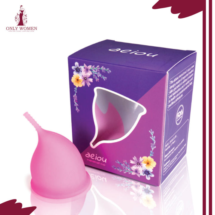 AEIOU Hypoallergenic Certified Medical Grade Reusable Menstrual Cup for ...
