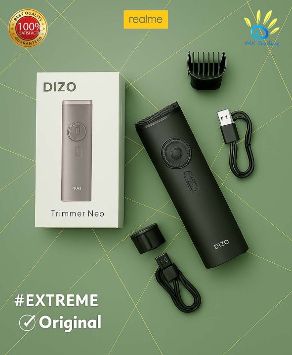 DIZO Trimmer Neo – Cordless Men’s Grooming Trimmer with Washable Head ...