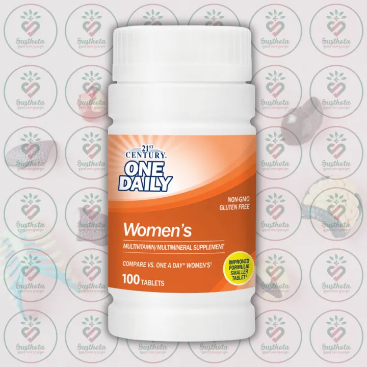 21st Century One Daily Women's – 100 Tablets – with Essential Vitamins ...
