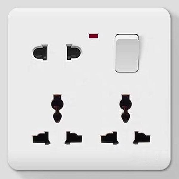 8 Pin Multi Socket Multi Function Universal Wall Switch Socket Daraz