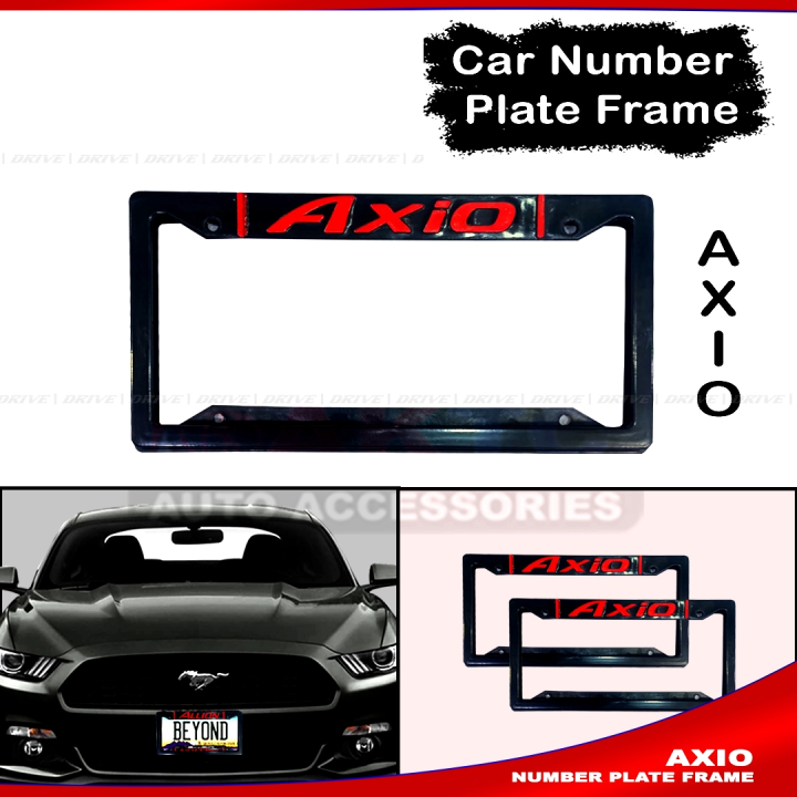 Corrola AXIO-Car Number Plate Frame, Car License plate- (2PC/SET ...