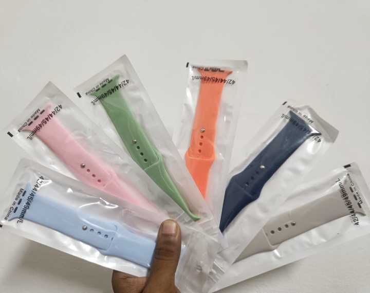 Silicon Straps for Smart Watch 42/44/45/49 mm Dial Sizes | Daraz.com.bd