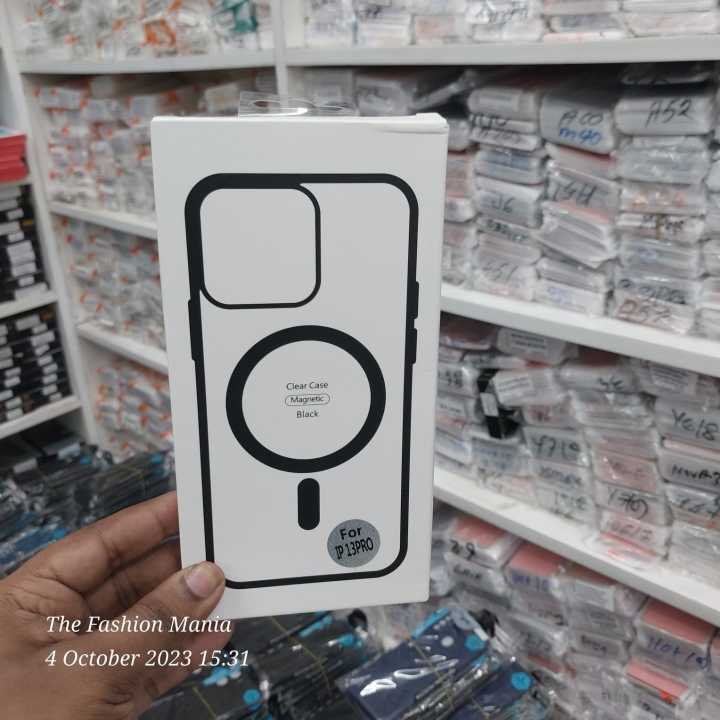 For iPhone 13 Pro Magsafe Magnetic case Charger supported Slim Clear ...