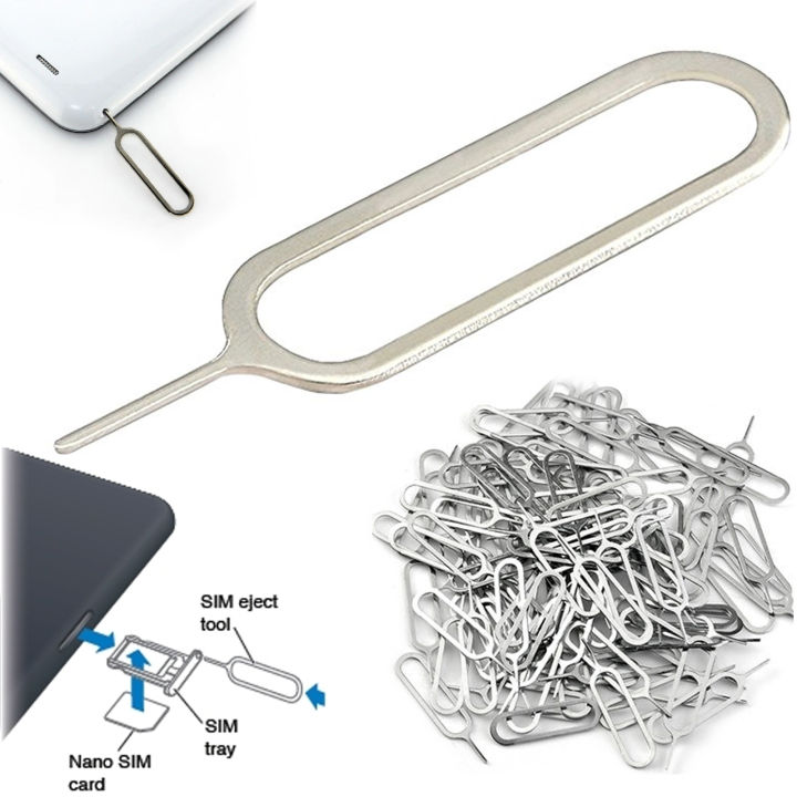 SIM Card Tray Holder Ejector Pin Tool for Iphone apple 30 PCS | Daraz ...