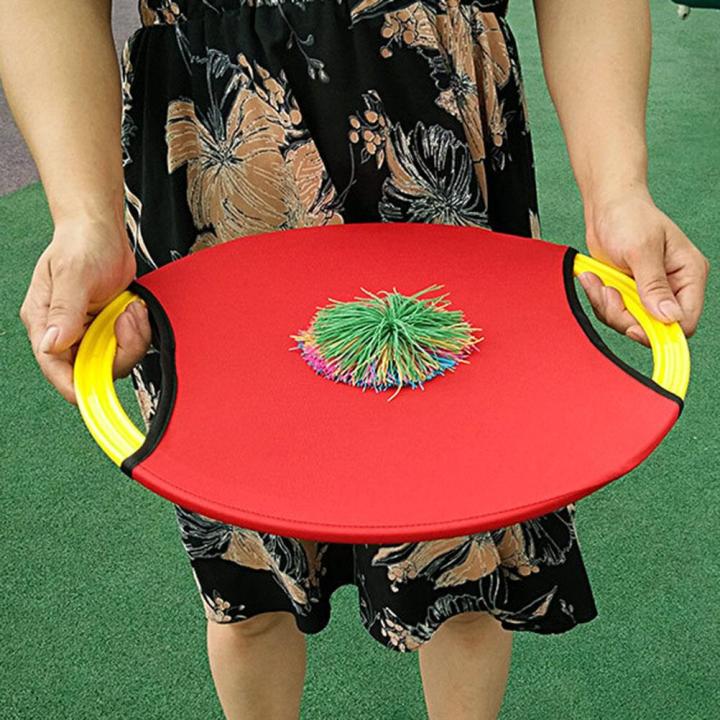 Flying Disc Trampoline Paddle and Ball Set Ball Bounce Game Toss and ...