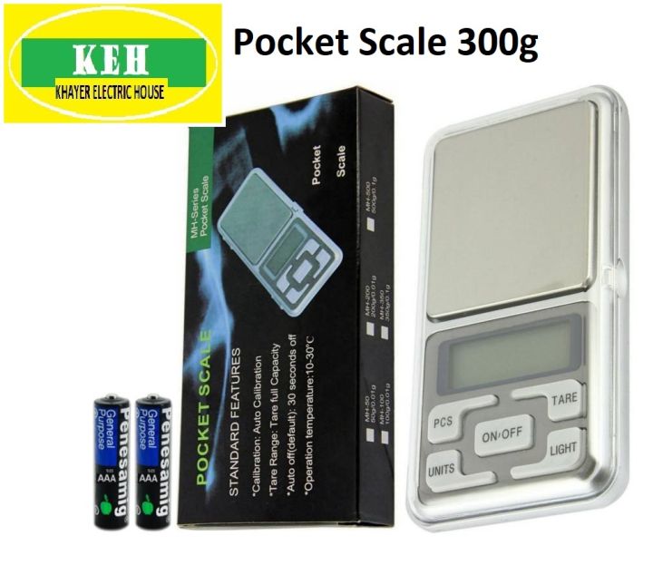 ELECTRONIC DIGITAL POCKET SCALE 0.01 - 300G PRECISION MINI JEWELRY ...