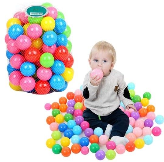 Multicolour Soft Plastic ball- 46-48 pcs | Daraz.com.bd