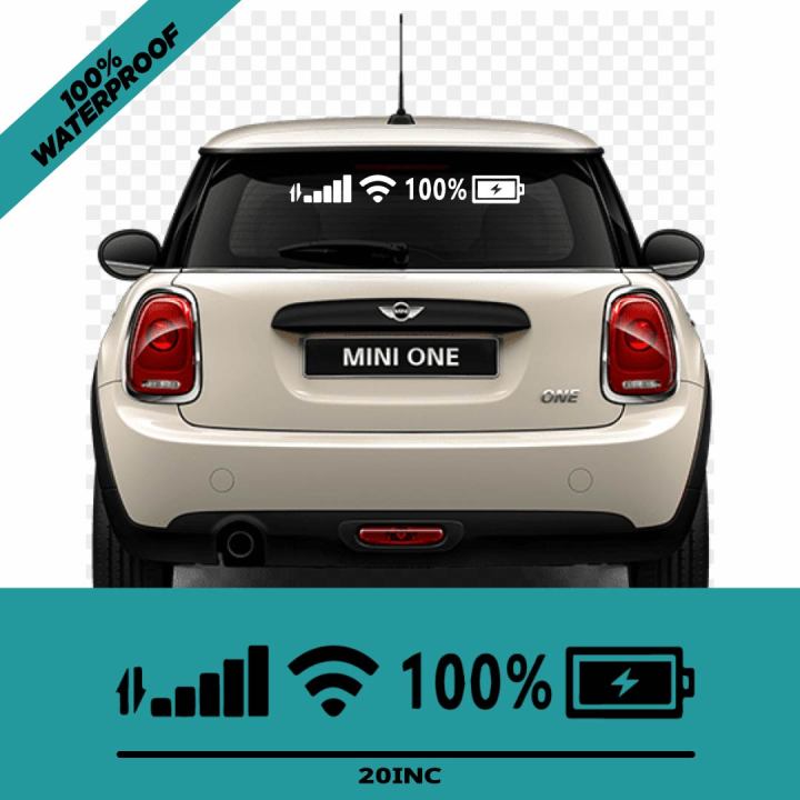 Wifi Battery Level Mark Car | Pvc car stickers | Windshield Body Auto ...