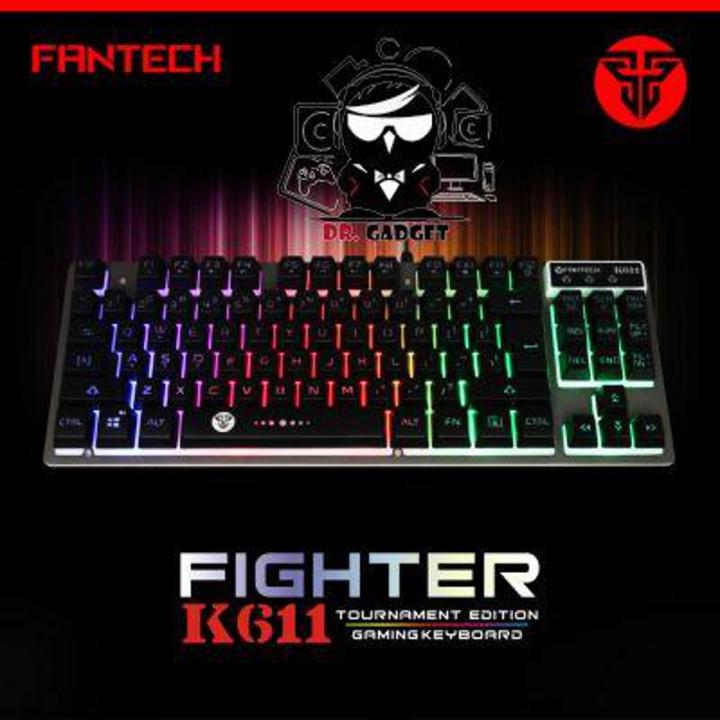 Fantech K611 USB Wired Gaming Membrane Keyboard - BLACK | Daraz.com.bd