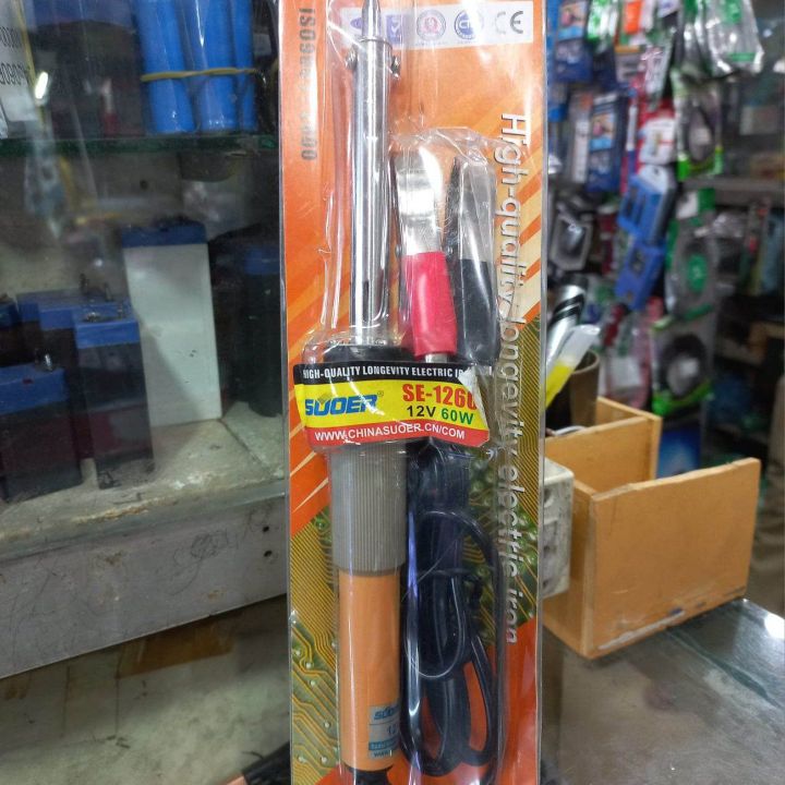 DC Soldering Iron 12V 60w SOUER | Daraz.com.bd