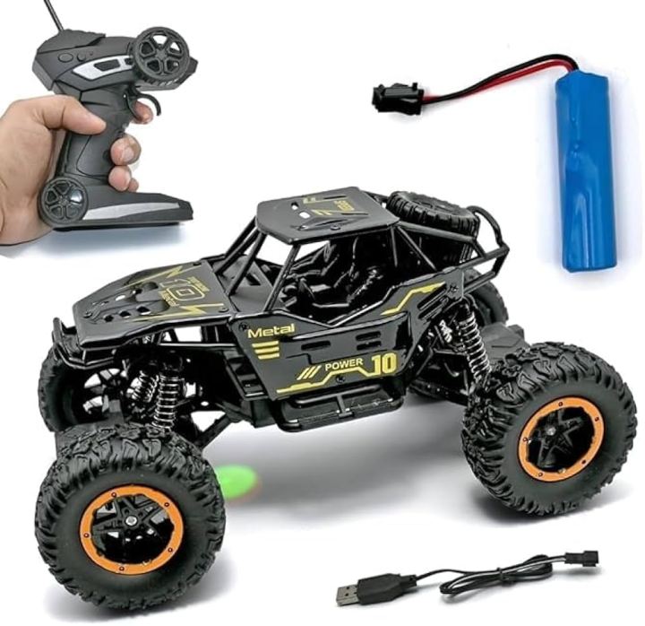 RC Rock Crawler Monster Car, 4 Wheel Drive, Rechargeable. | Daraz.com.bd