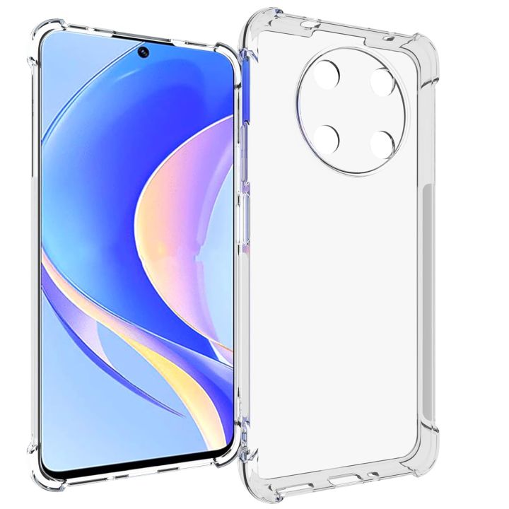 Nova Y90/Huawei Enjoy 50 Pro Premium Silicone Case Crystal Clear Soft ...