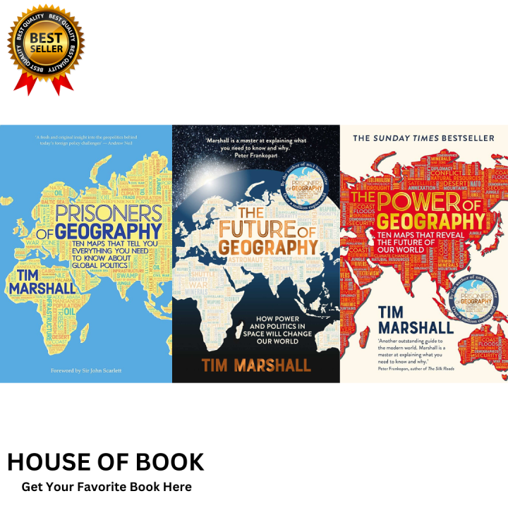 Tim Marshall 3 Books Collection Set (Prisoners of Geography, The Power ...