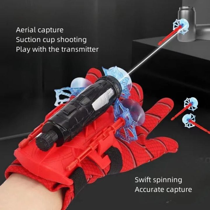 Marvel Spider-Man Spider Launcher Action Anime Figures Spider-Man Toys ...