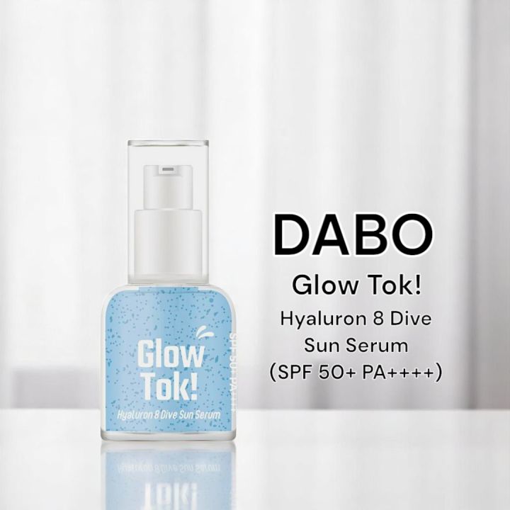 DABO Glow Tok Hyaluron8 Dive Sun Serum SPF 50+ PA++++ 30ml | Daraz.com.bd