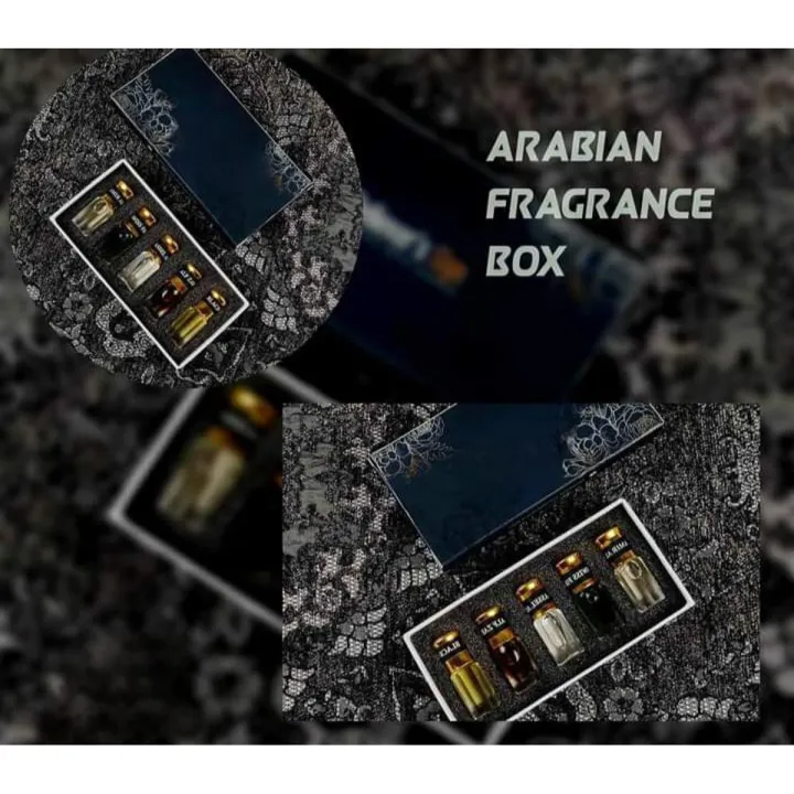 Attar Combo Pack 5 in 1 for Men - Traditional Fragrance Ator - Halal ...