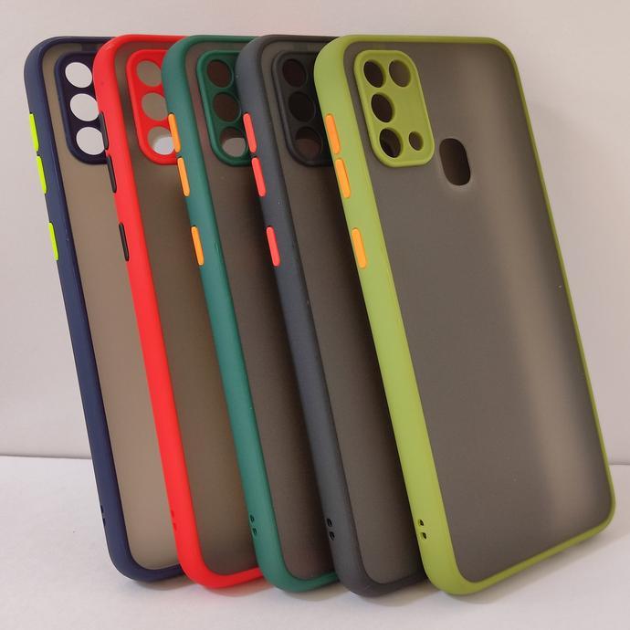 Smoke Matte Shockproof Hard Phone Armor Back Cover for Tecno Spark 6 ...