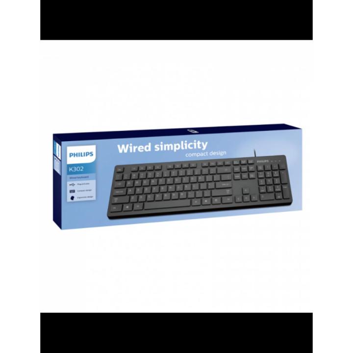 Philips Usb Keyboard K302 For Desktop Pc Laptop | Daraz.com.bd