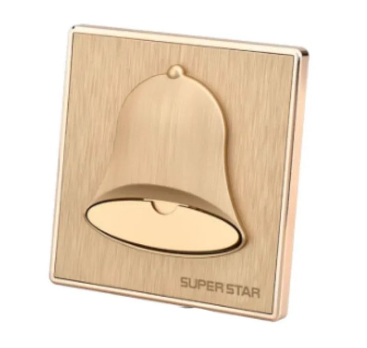 Super Star Glamour 10A Door Bell Push Calling Doorbell Electrical Wall ...