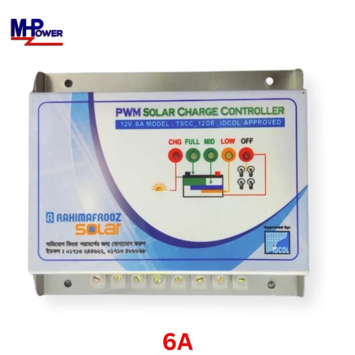 RAHIMAFROOZ 6A SOLAR PWM CHARGE CONTROLLER | Daraz.com.bd