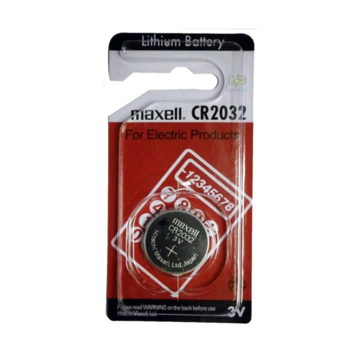 3V Maxell CR2032 CMOS (Motherboard) Lithium Coin Battery - 1 Piece ...
