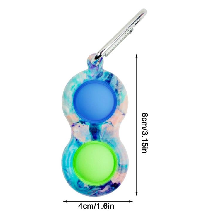 Fidget Simple Dimple Toy Soft Silicone dimples Mini Simpl Dimpl Anti ...