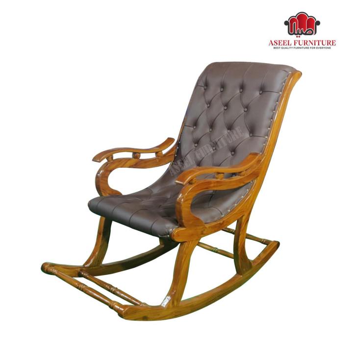 Solid Segun Wood Rocking Chair, ARK-11 | Daraz.com.bd