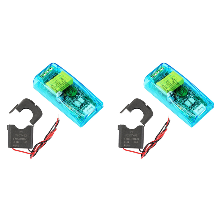 2X 100A PZEM 004T 3.0 Wattmeter with Case+Open CT Kwh Meter Volt Amp ...