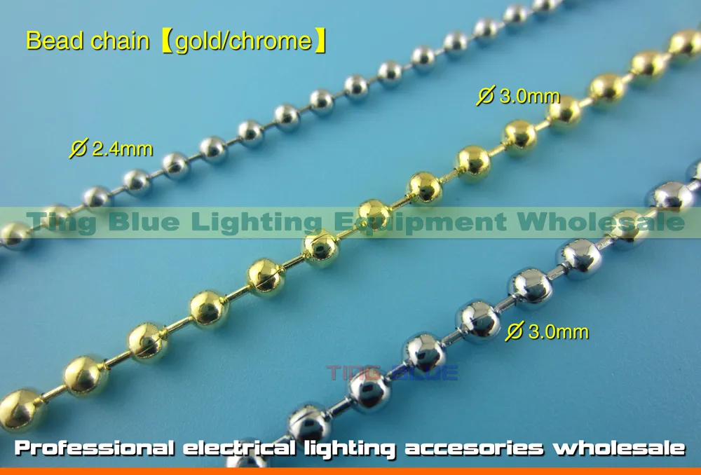 【3m】Small metal chains, bead chains, wall lights, fan lights, switch ...