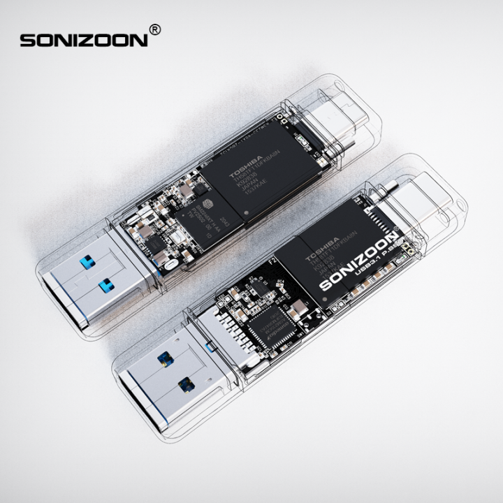 SONIZOON PSSD USB3.1 128/256GB/512GB Portable Solid State USB Flash ...