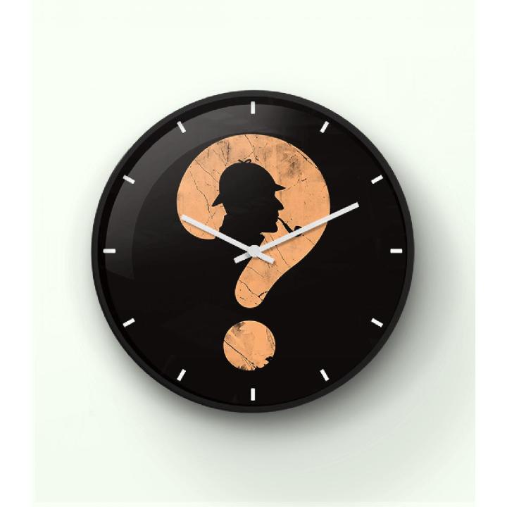 Paperboat Sherlock Question Wall Clock 10 Inch | Daraz.com.bd
