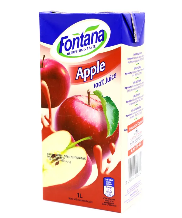 Fontana Fruit Juice Apple 1 Liter | Daraz.com.bd