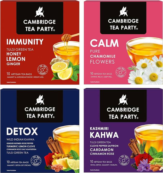 4 flavor green tea 40ps tea bag | Daraz.com.bd