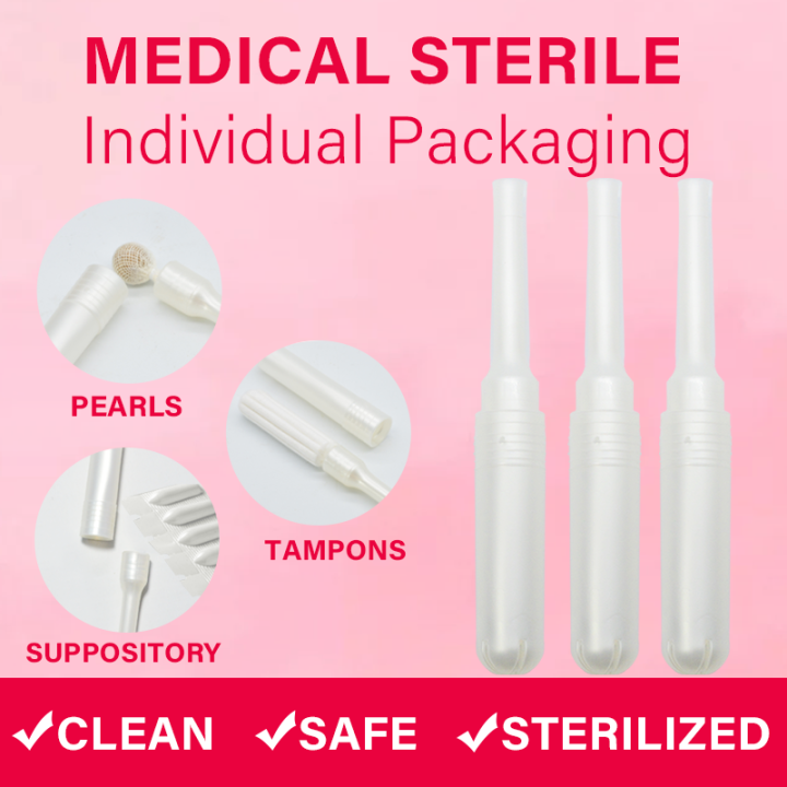 5 Pcs High Quality Vaginal Cleaning Tube Tampons Booster for Women ...