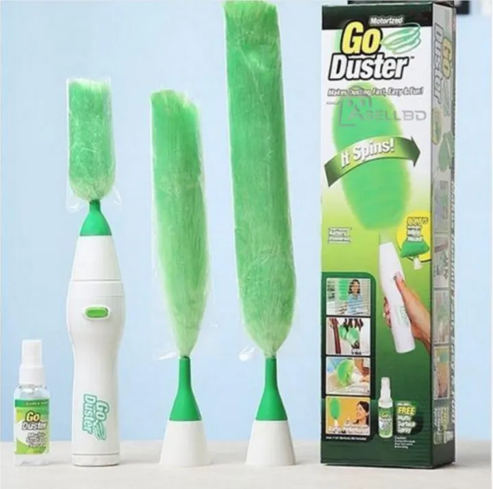 Belizzi Green Go Duster Electric Cleaning Feather Dusters | Daraz.com.bd