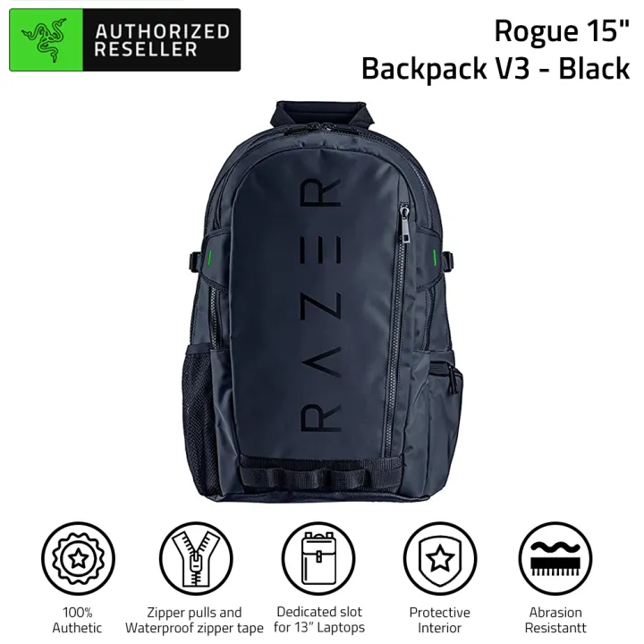 RAZER Rogue 15" Backpack V3 Compact Travel Backpack with 15" Lap-top ...