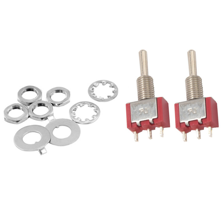 2 Pcs AC 250V 2A 120V 5A SPDT On/Off/On 3 Position Momentary Toggle Switch | Daraz.com.bd